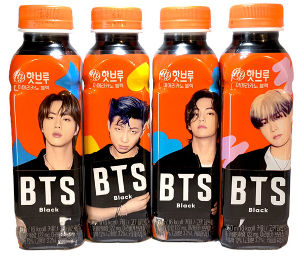 Hot Brew Coffee Black Kawa czarna 350ML Yakult BTS